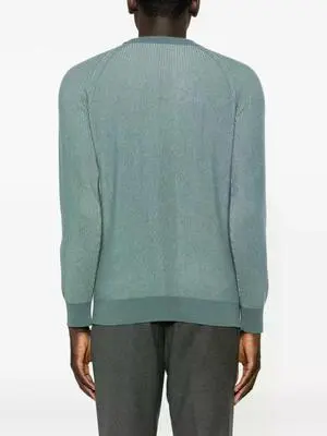 FILIPPO DE LAURENTIIS Ribbed-knit Raglan-sleeve Sweater