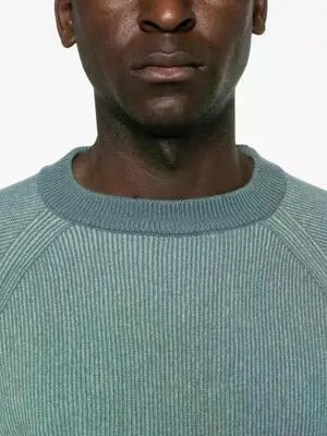 FILIPPO DE LAURENTIIS Ribbed-knit Raglan-sleeve Sweater