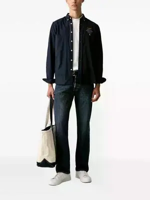 AERONAUTICA MILITARE Cotton Shirt - Blue