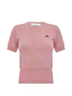 VIVIENNE WESTWOOD Bea Orb-embroidered Sweater - Pink