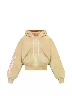 DIESEL® Logo-print Zip-up Hoodie