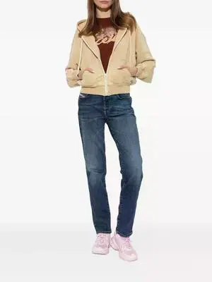 DIESEL® Logo-print Zip-up Hoodie