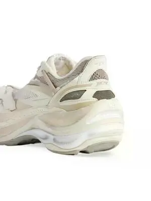 Balenciaga Jet Trainers In Eggshell