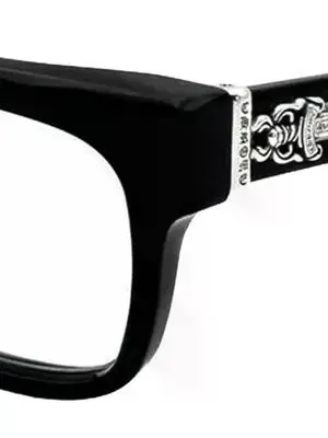 Chrome Hearts Box Officer Glasses - Black