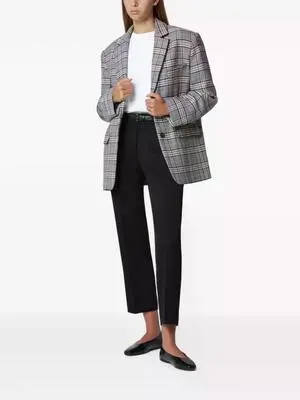 ANINE BING Quinn Check-pattern Blazer