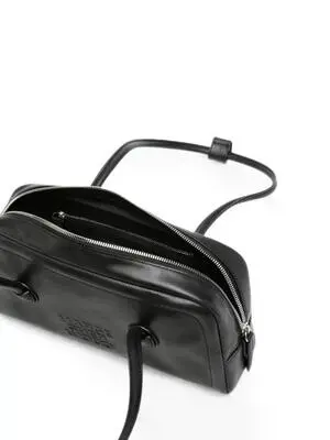 MARGESHERWOOD Logo-debossed Leather Shoulder Bag