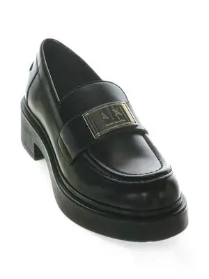 Armani Exchange Logo-plaque Chunky-sole Loafers