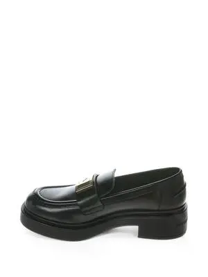 Armani Exchange Logo-plaque Chunky-sole Loafers