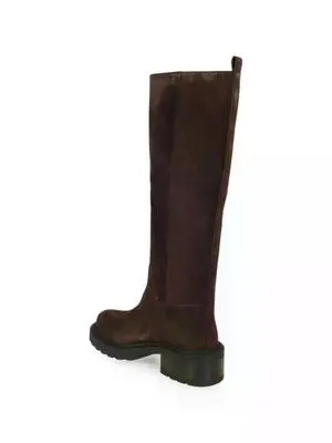 VIA ROMA 15 Suede Chunky-sole Boots