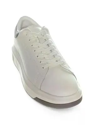 Armani Exchange Logo-embossed Low-top Sneakers - White