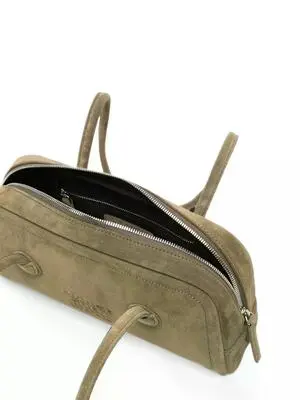 MARGESHERWOOD Suede Shoulder Bag - Green