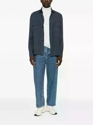 Kiton Button-down Flap-pocket Shirt