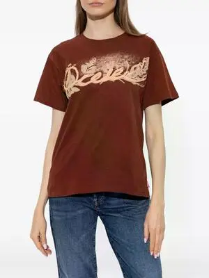 DIESEL® Logo-print T-shirt - Brown