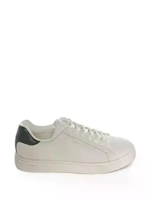 Armani Exchange Logo-embossed Low-top Sneakers - Neutrals