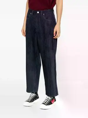 AGNES B. Logo-embroidered Trousers