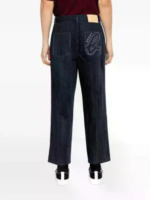 AGNES B. Logo-embroidered Trousers