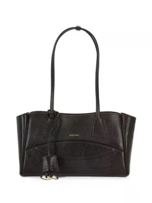 HIDESINS S Logo-print Leather Shoulder Bag - Brown
