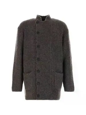 Giorgio Armani Button-up Knit Cardigan - Blue