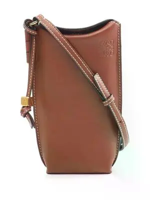 Loewe 2010-2026 Gate Pocket Crossbody Bag - Brown