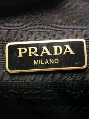 Prada 2010-2026 Canapa Logo Duet Bucket Bag