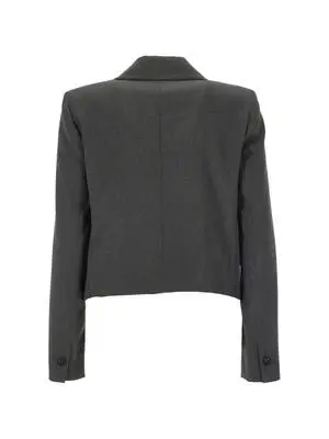 Marella Single-breasted Crop Blazer