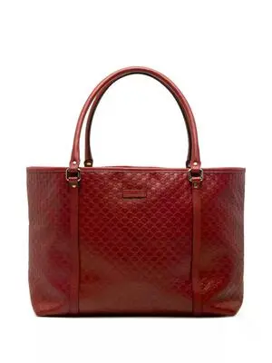Gucci 2000-2015 Microguccissima Joy Tote Bag - Red
