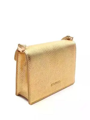 BVLGARI 2010-2026 Lizard Embossed Leather Serpenti Crossbody Bag