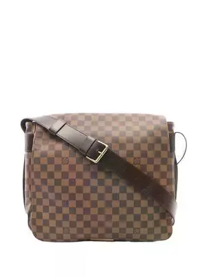 LOUIS VUITTON 1998 Damier Ebene Bastille Crossbody Bag - Brown