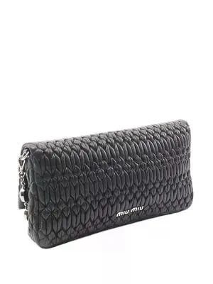 Miu Miu 2010-2026 Matelasse Nappa Crystal Chain Satchel