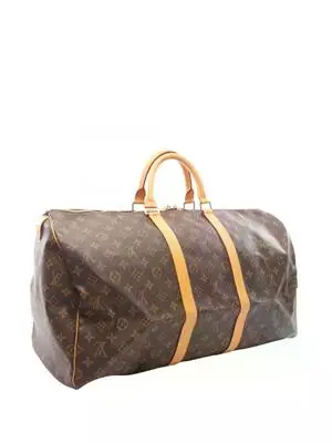 LOUIS VUITTON 1996 Monogram Keepall 55 Travel Bag