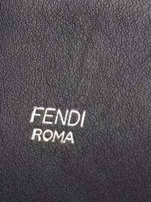 Fendi 2010-2026 Medium Leather The Way Satchel - Black