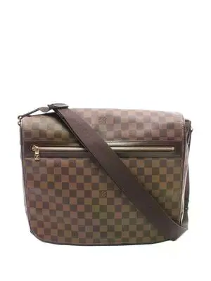 LOUIS VUITTON 2008 Damier Ebene Spencer Crossbody Bag - Brown