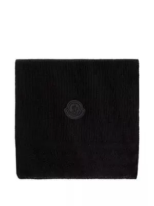 Moncler Wool Scarf - Black