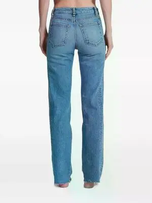 ASKK NY The Edge Raw-cut Side-stripe Jeans