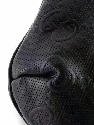 Gucci Gg Embossed Perforated Leather Small Belt Bag