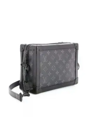 LOUIS VUITTON Soft Trunk Bag Monogram Eclipse Canvas Shoulder Bag