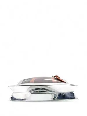 LOUIS VUITTON Freezer Sac Plat Bag Printed Mirror Coated Canvas Tote Bag