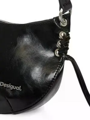Desigual Mini Flower-charm Lace-up Tote Bag