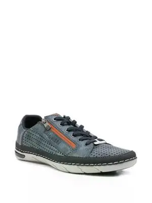 BUGATTI Perforated Side-zip Sneakers