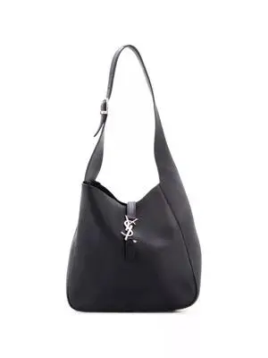 Saint Laurent Le 5 A 7 Supple Leather Small Hobo Bag