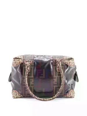 Fendi B. Mix Tote Zucca Coated Canvas Medium Shoulder Bag