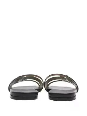 JIMMY CHOO Laran Leather Slides