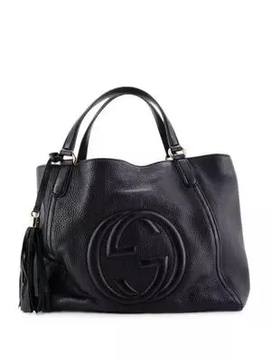 Gucci Soho Leather Medium Shoulder Bag - Black