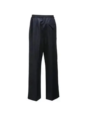 Bottega Veneta Straight-leg Wool Trousers - Blue