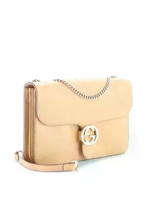 Gucci Interlocking Leather Medium Shoulder Bag