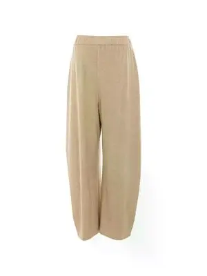 ELEH Elasticated Loose-fit Track Pants - Neutrals