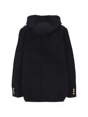 Sacai Double-breasted Hooded Coat
