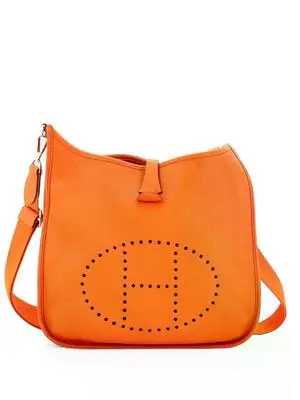 Hermès Evelyne Bag Gen Iii Clemence Pm Crossbody Bag - Orange