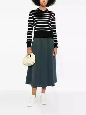 AGNES B. Logo-patch Skirt