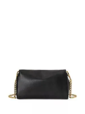 Ralph Lauren Logo-plaque Chain-strap Clutch Bag - Black